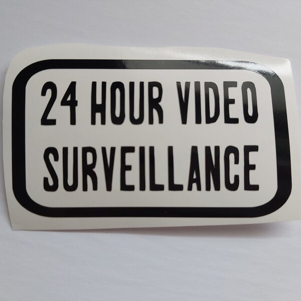 Surveillance Decal - Etsy
