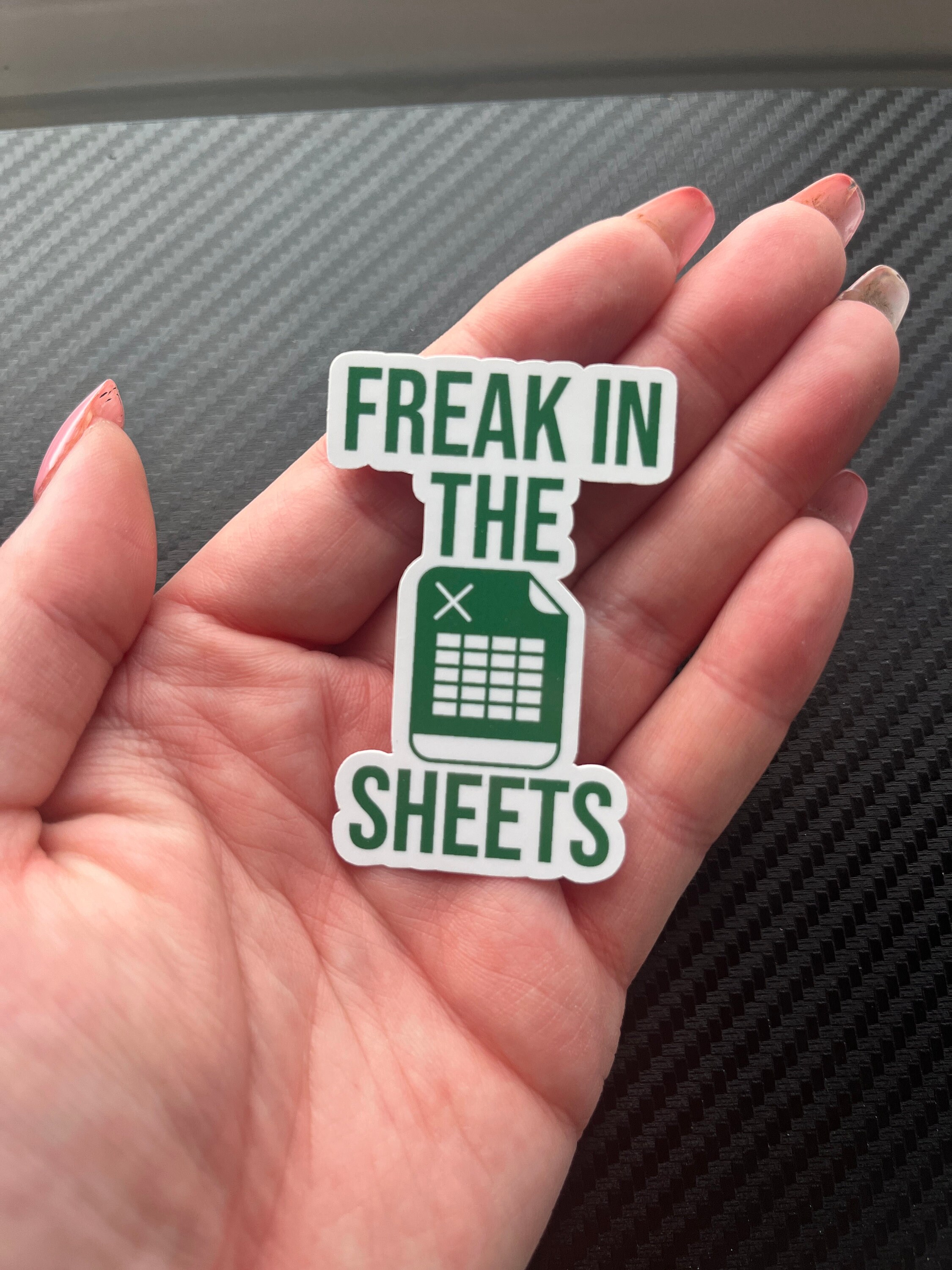 Freak in the Sheets Sticker | Laptop Sticker | Vinyl Sticker | Office ...