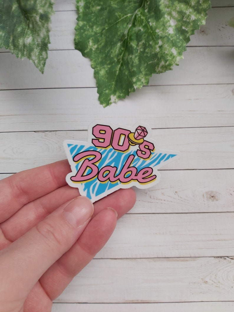 90s Nostalgia Sticker 90s Babe Nineties Sticker 90s Kid - Etsy