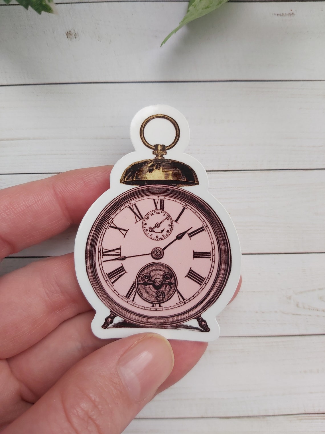 Alarm Clock Sticker Vinyl Sticker Vintage Style Clock - Etsy
