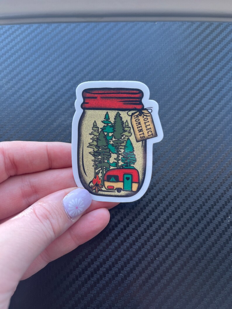 Camping Sticker Camper Sticker Camp Gifts Laptop Sticker - Etsy