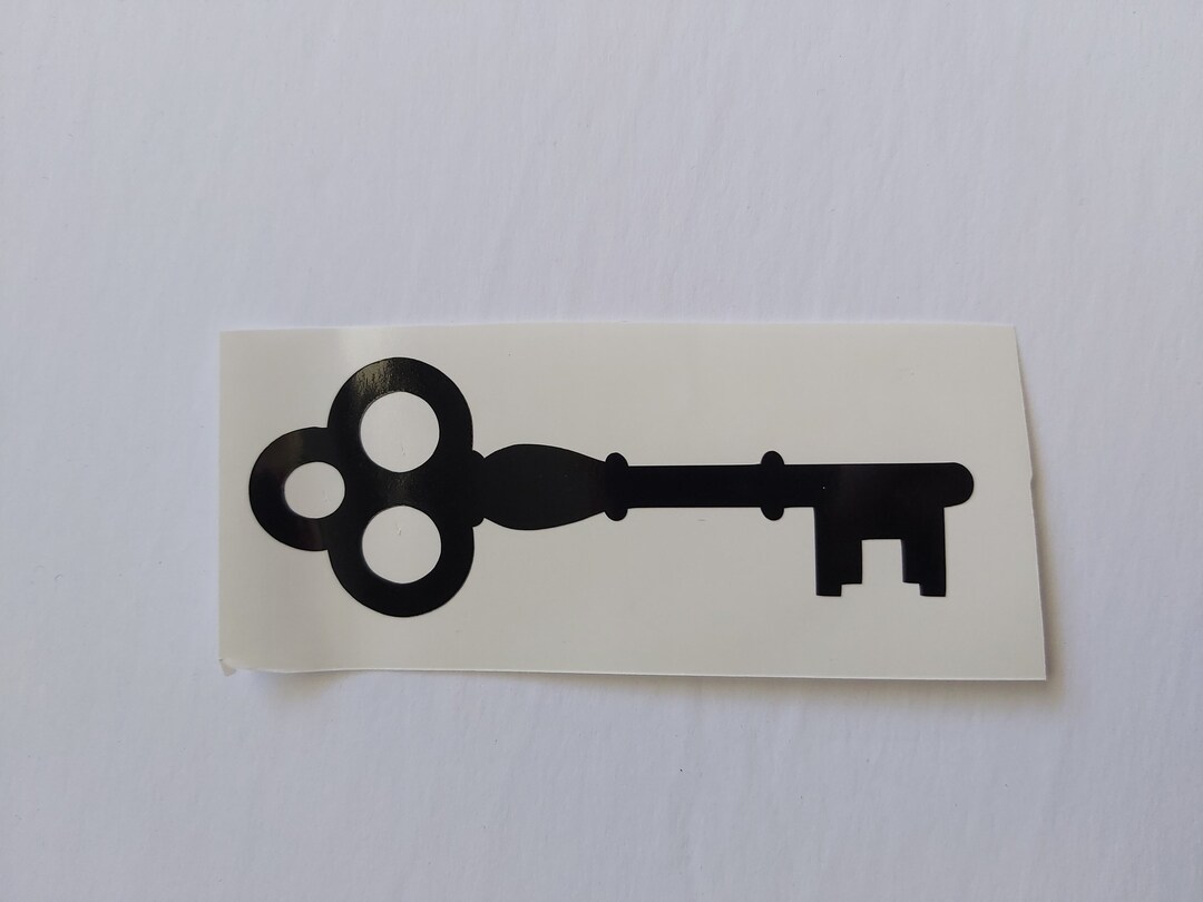 Antique Key Vinyl Decal, Key, Antique, Car Decals, Laptop Decals, Key ...