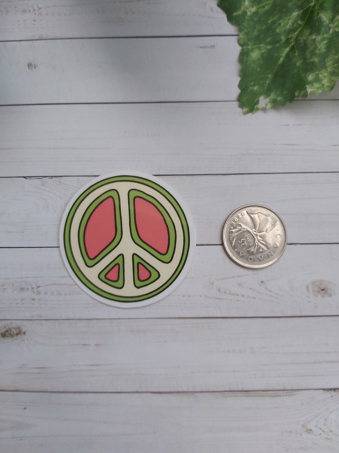 Retro Peace Sign Sticker | Peace Sign Stickers | 70s | Retro Stickers ...