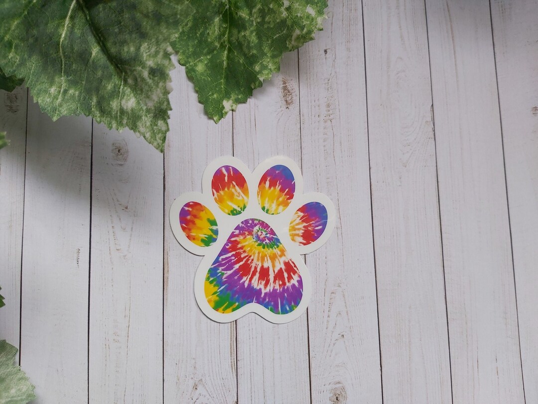 Pride Paw Sticker, Rainbow Paw Sticker, LGBTQ Pride Label, Pride Month ...