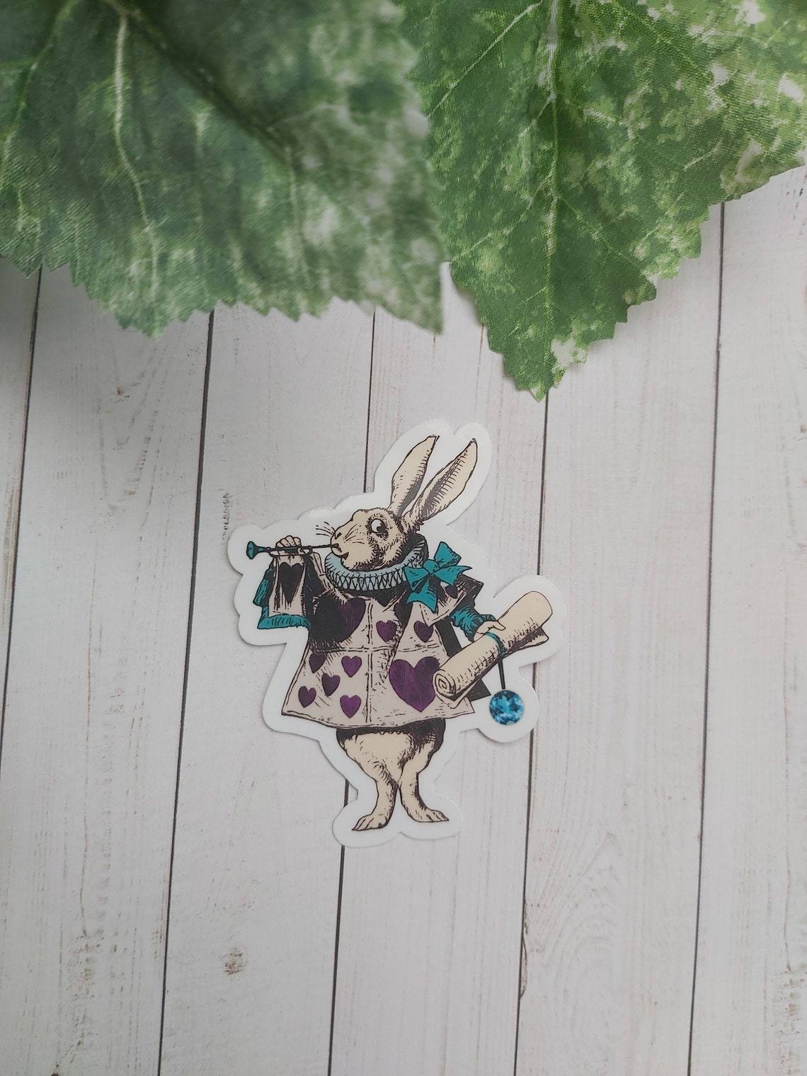 Alice in Wonderland Sticker White Rabbit Sticker Alice in - Etsy