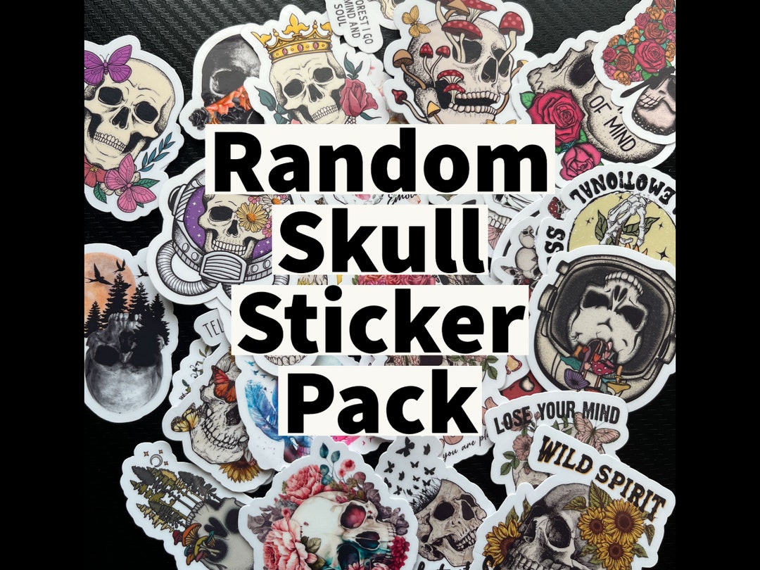 Skeleton Sticker Sticker Pack Vinyl Sticker Laptop Stickers Small ...