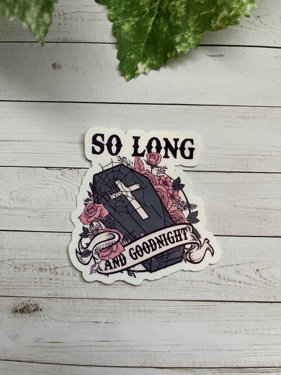 Coffin Sticker Vinyl Sticker Laptop Sticker Vintage - Etsy