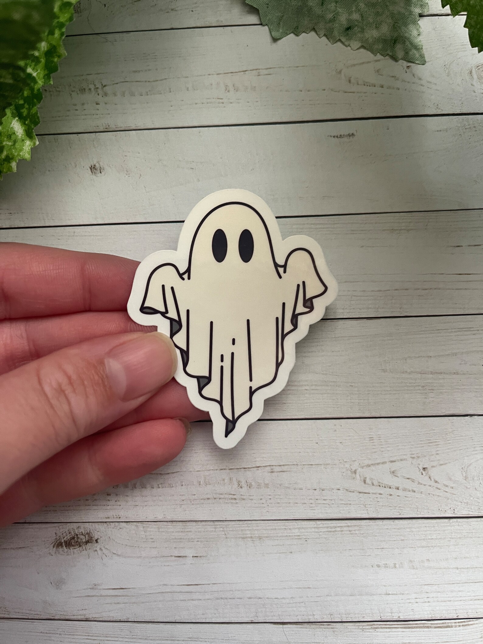 Retro Ghost Sticker Retro Stickers Retro Halloween Vinyl - Etsy