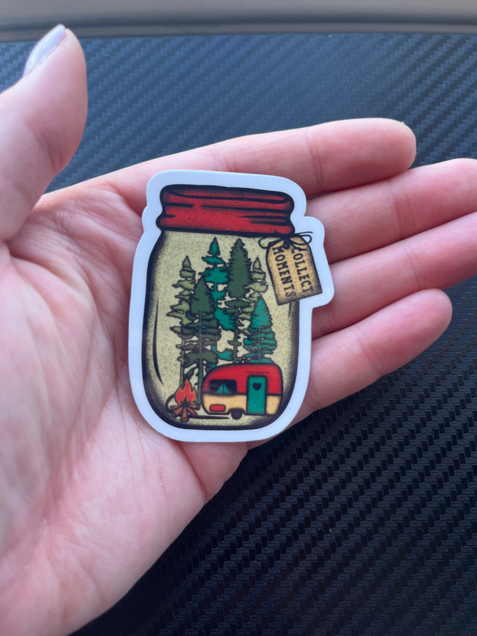 Camping Sticker Camper Sticker Camp Gifts Laptop Sticker - Etsy