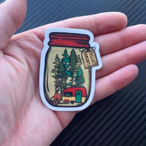 Camping Sticker Camper Sticker Camp Gifts Laptop Sticker Vinyl Sticker ...