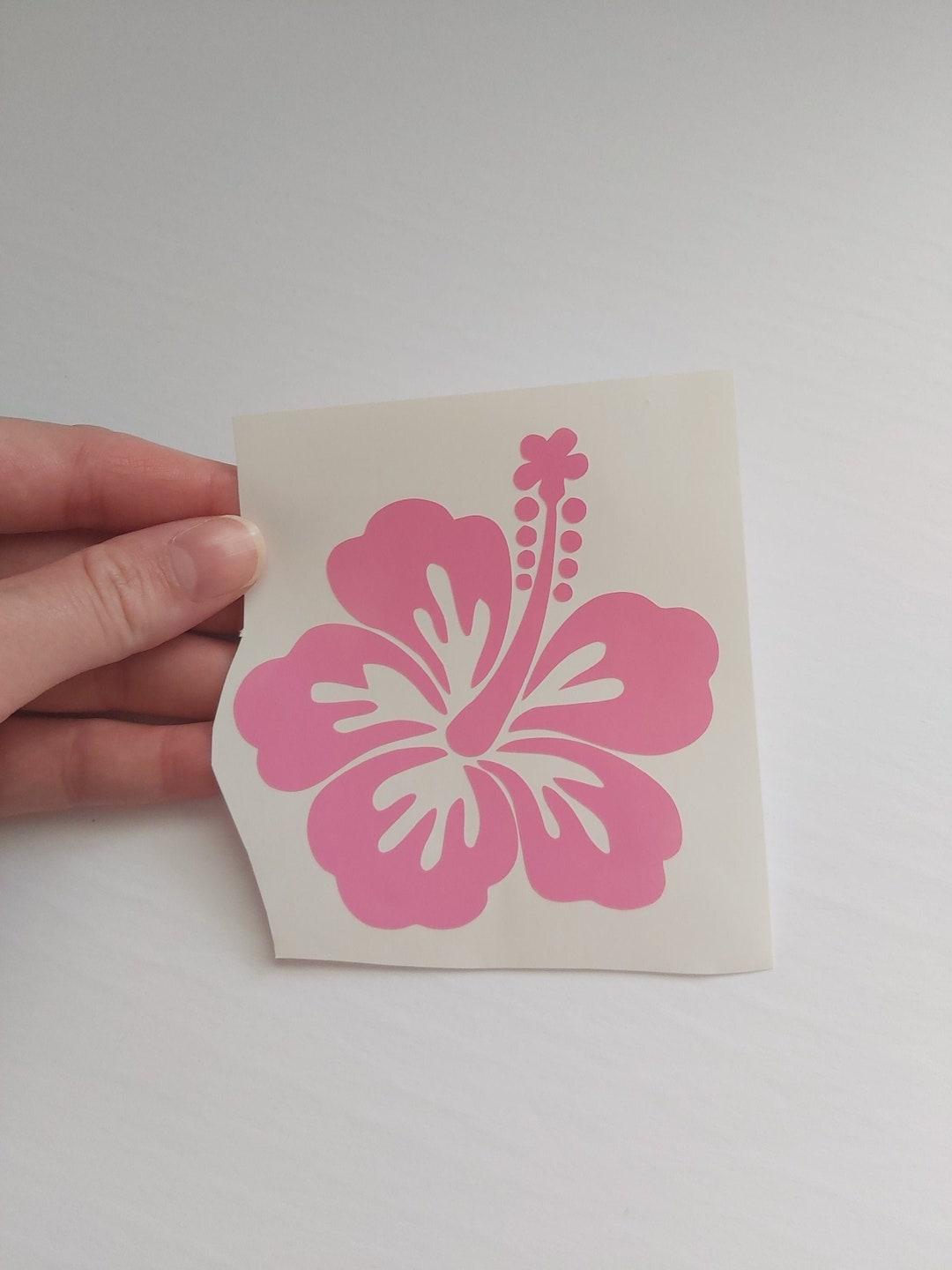 Hibiscus Decal Car Decal Hibiscus Flower Sticker Hawaiian Decal