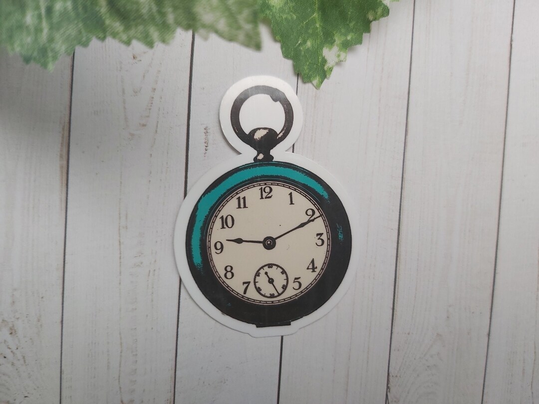 Alice in Wonderland Sticker Clock Stickers Alice in Wonderland Gifts ...