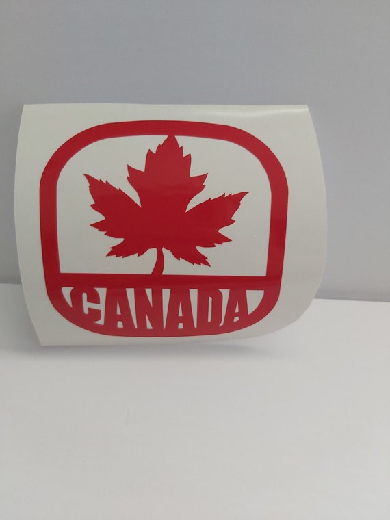 Canada Decal Maple Leaf Decal Vinyl Sticker Canada Day - Etsy