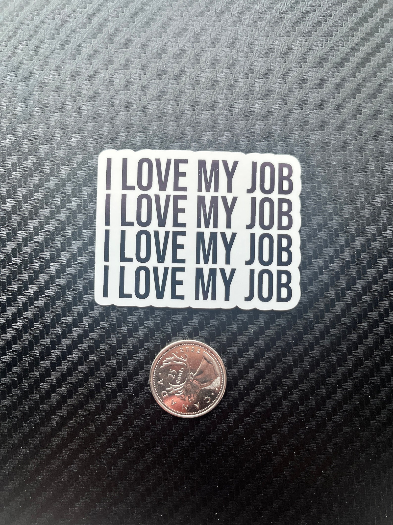 I Love My Job Sticker | Laptop Sticker | Vinyl Sticker | Office Gifts ...