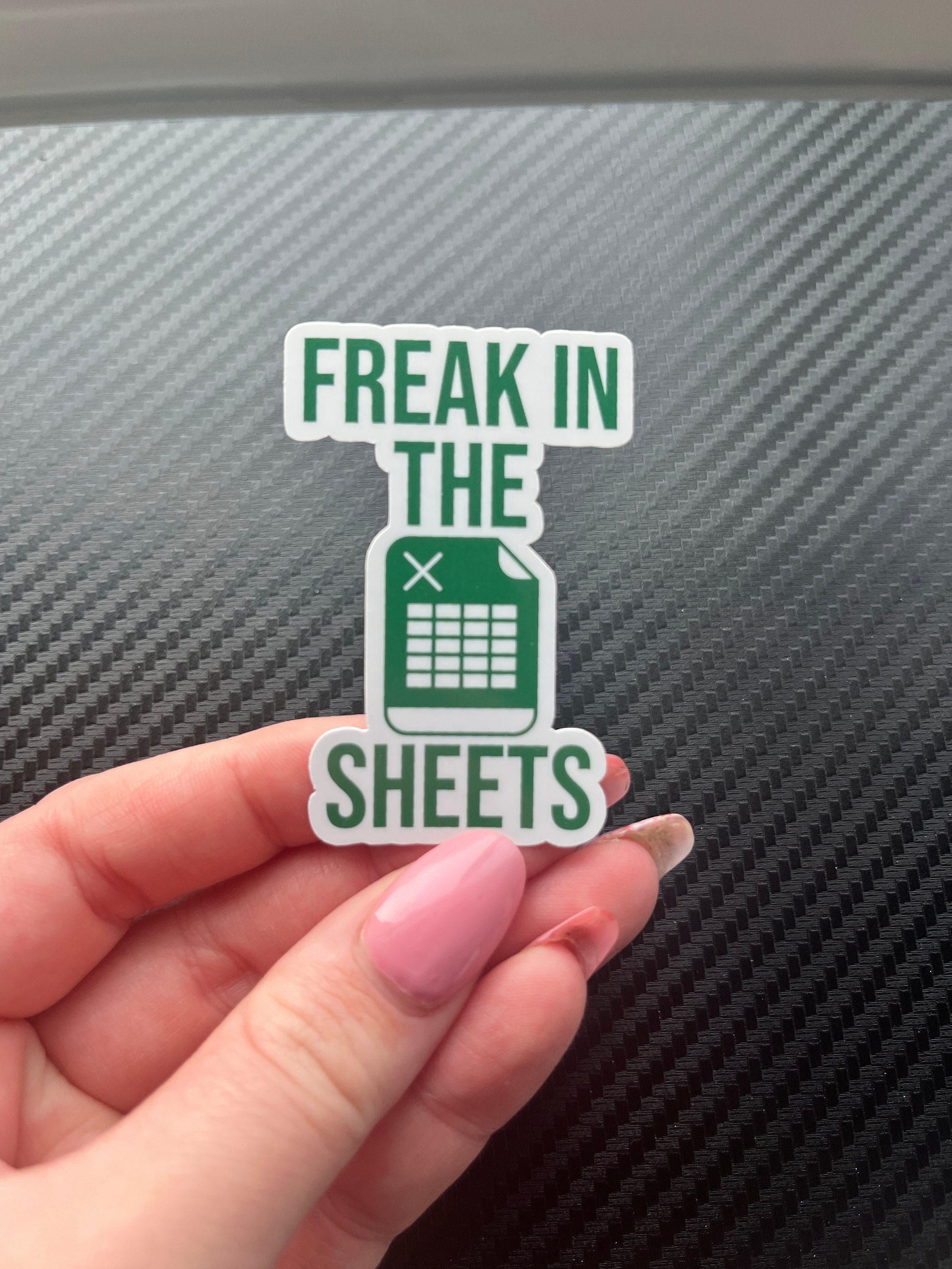 Freak in the Sheets Sticker | Laptop Sticker | Vinyl Sticker | Office ...