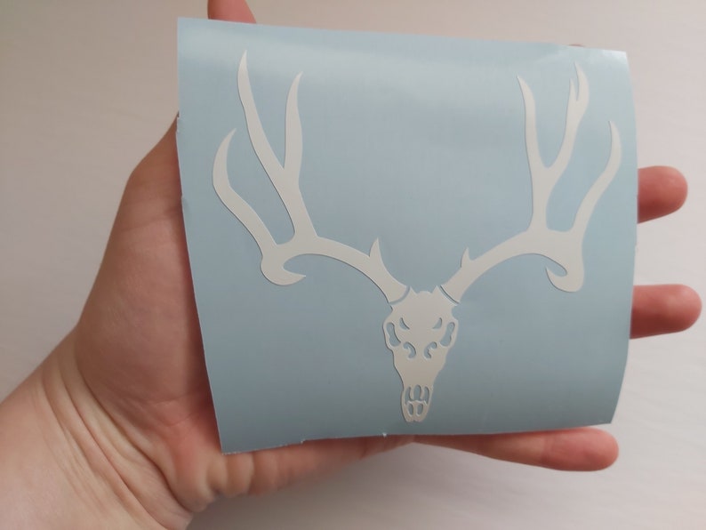 Mule Deer Sticker Hunting Decal Antler Decal Deer Skull - Etsy