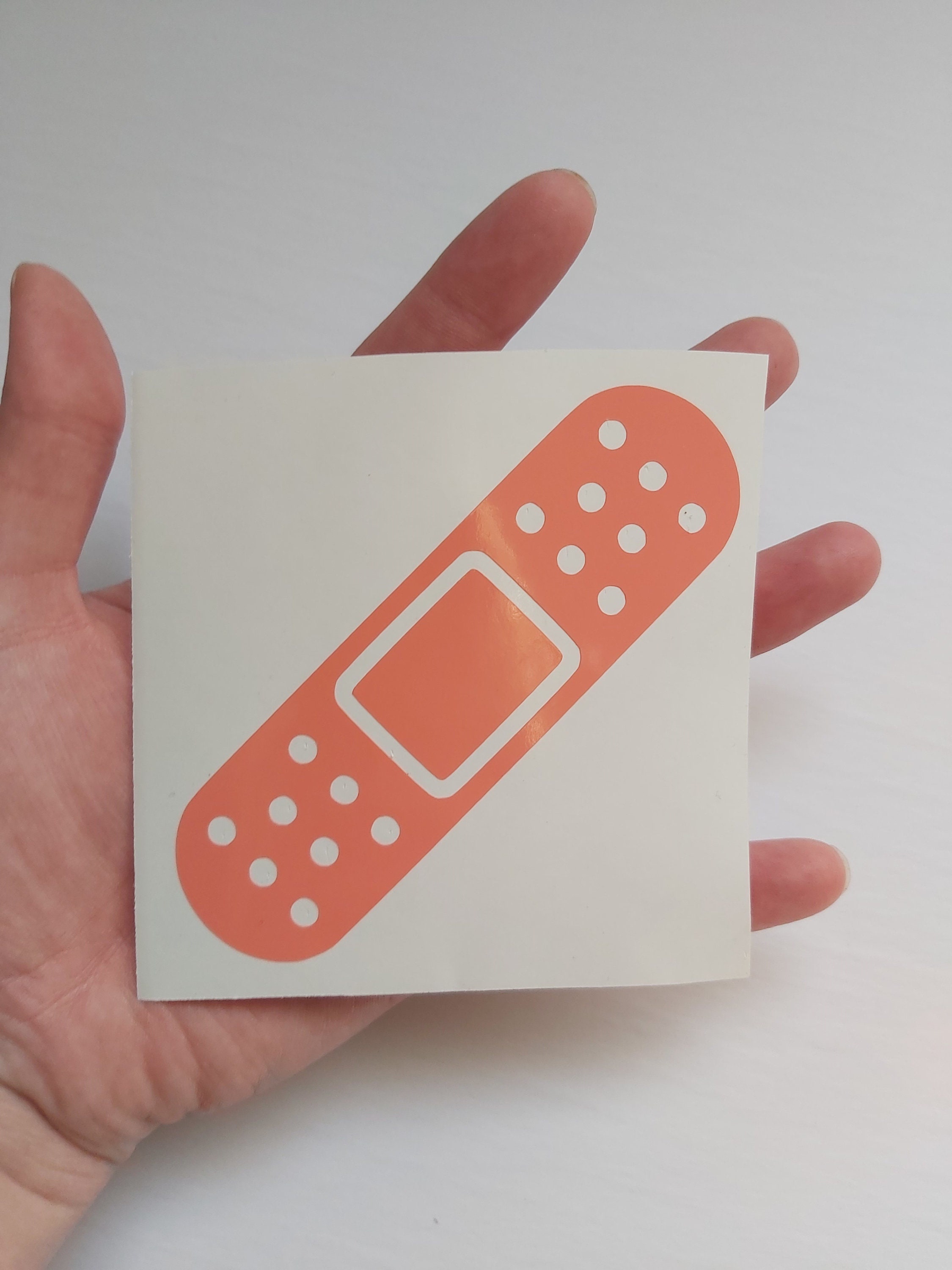 Band-aid Vinyl Decal Funny Car Decal Car Decal Scratch | Etsy