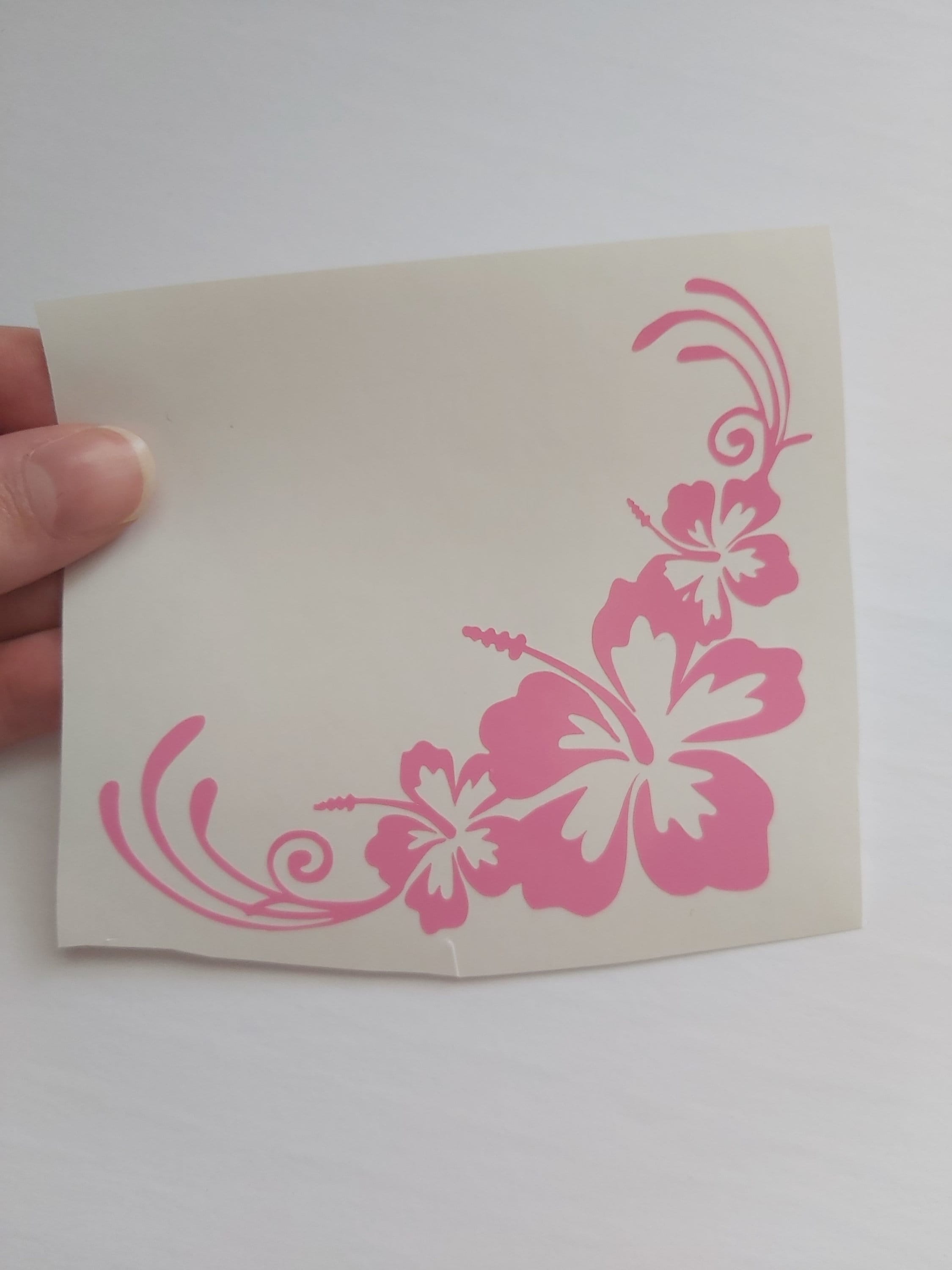 Hawaiian Flower Decal Hibiscus Sticker Car Decal Vinyl - Etsy