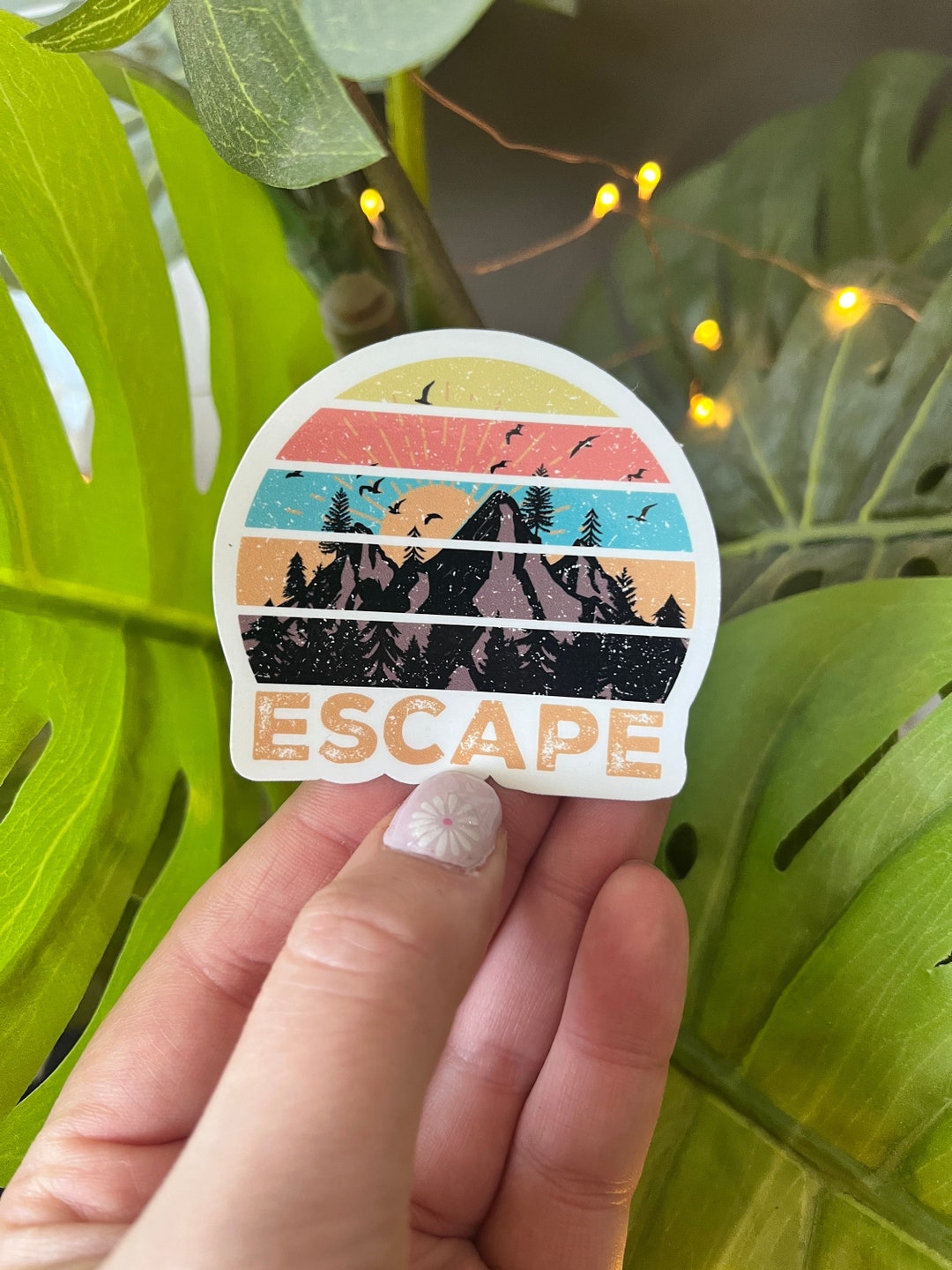 Camping Sticker Camper Sticker Camp Gifts Laptop Sticker Vinyl Sticker ...