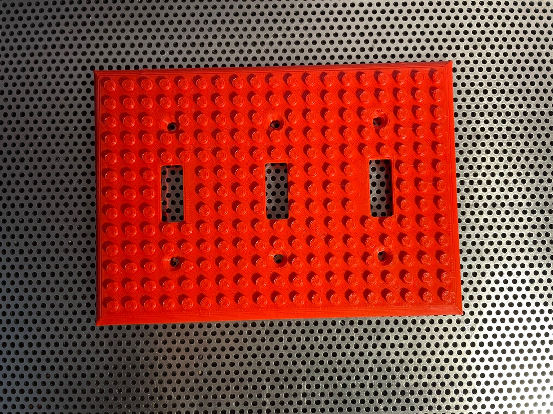 3D Printed Cover Plate That is Fully Compatible With Building Blocks ...