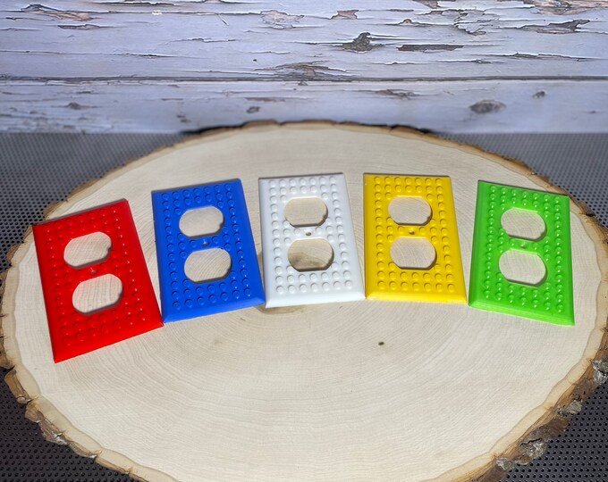 Outlet Cover Plate for Kids - Compatible With Building Blocks - Etsy