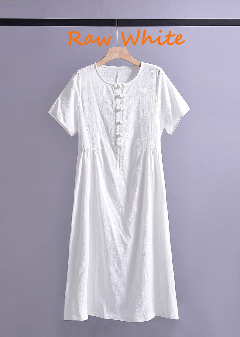 Jacquard Linen Dress Cotton Linen Maxi Dress Loose Summer Etsy