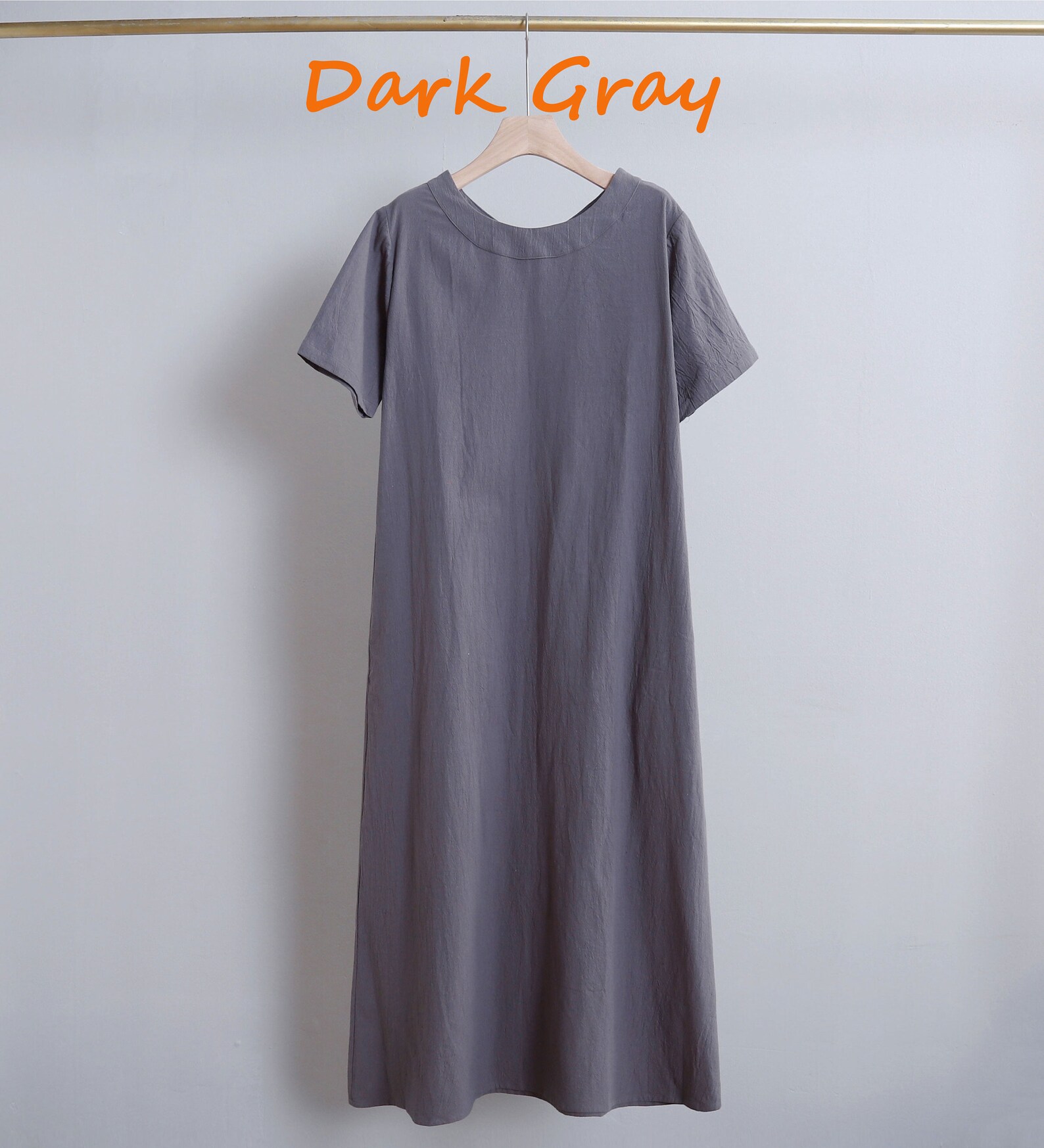 Summer Linen Robes Loose Linen Dress Cotton Linen Maxi Dress - Etsy