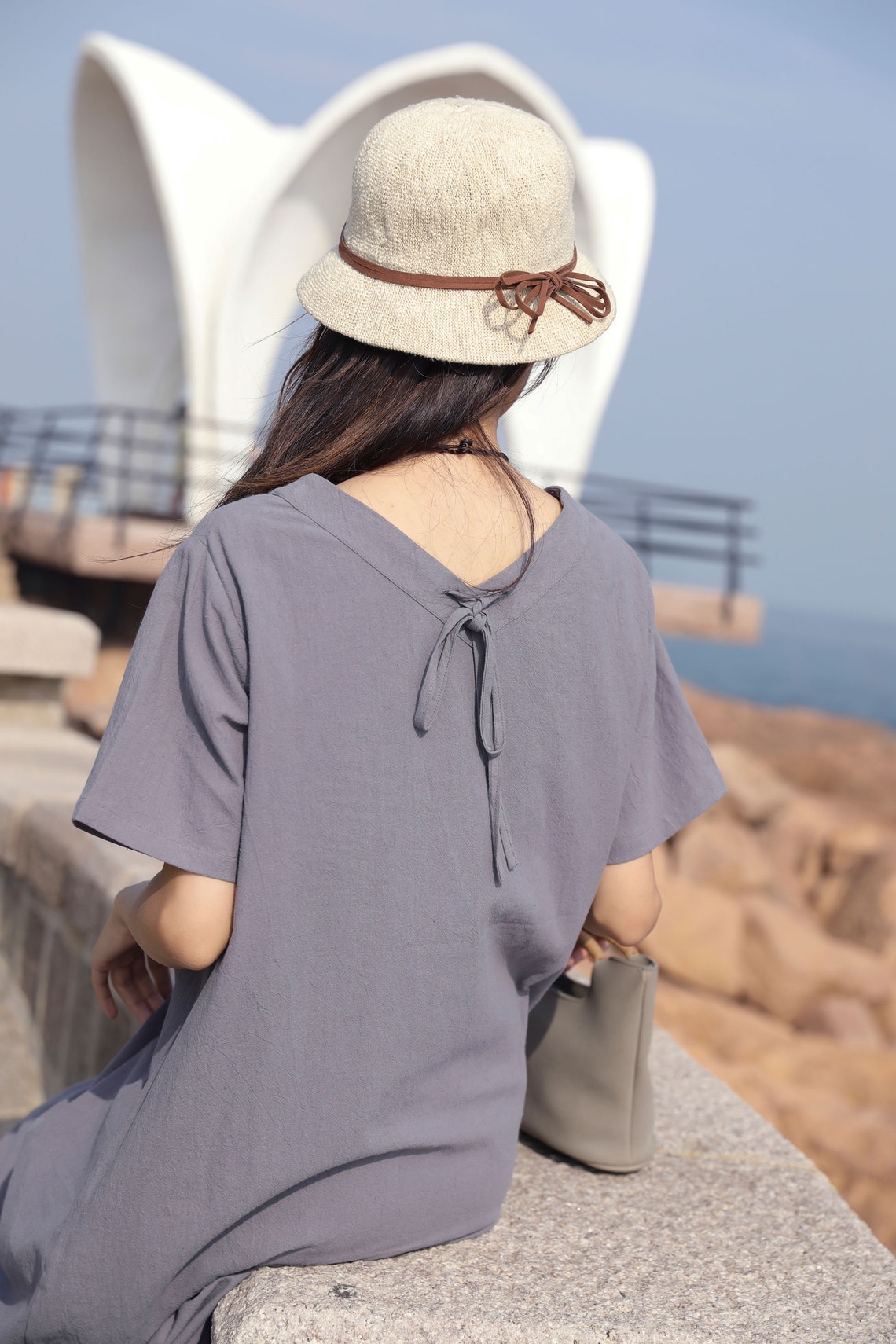 Summer Linen Robes Loose Linen Dress Cotton Linen Maxi Dress - Etsy