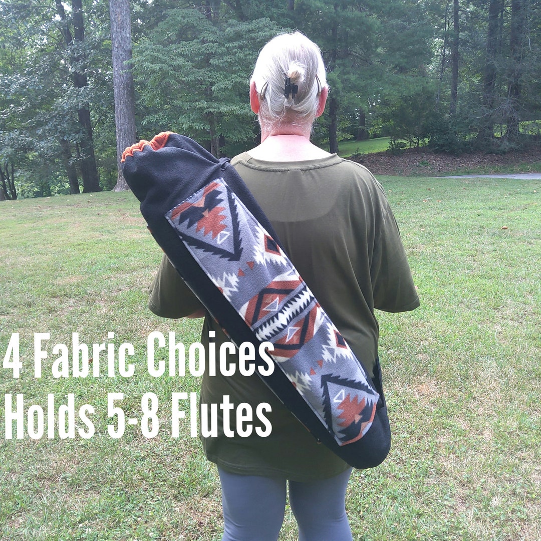 Multi Flute Bag, Holds 5-8 Flutes, Native American Style Multi Flute ...