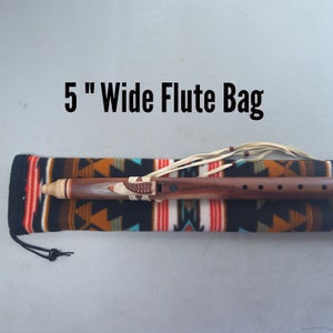 Double Thick Fleece Fabric Native American Style Flute Bag, Ready to ...