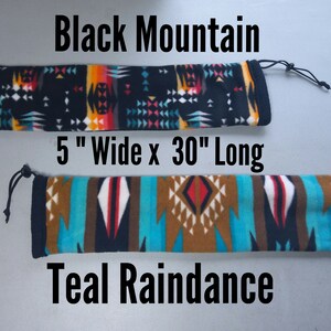 Double Thick Fleece Fabric Native American Style Flute Bag, Ready to ...