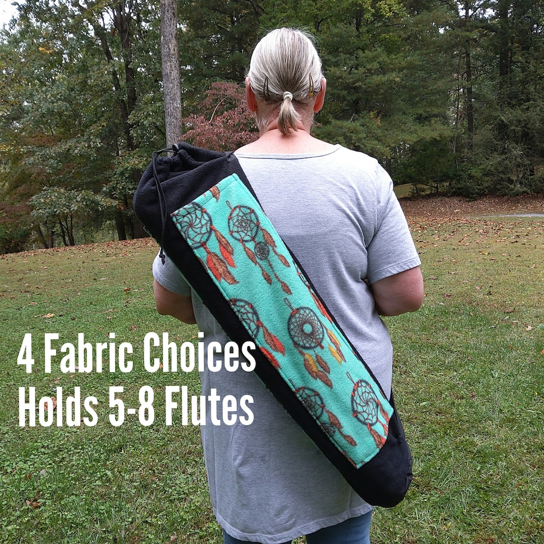 Closeout NAF Multi Flute Bag, Holds 5-8 Flutes, Native American Style ...
