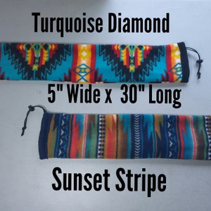Double Thick Fleece Fabric Native American Style Flute Bag, Ready to ...