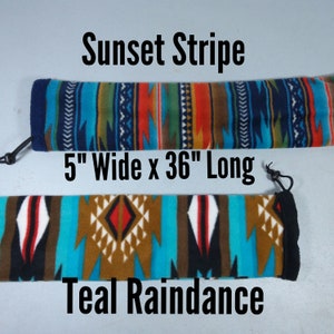 Double Thick Fleece Fabric Native American Style Flute Bag, Ready to ...