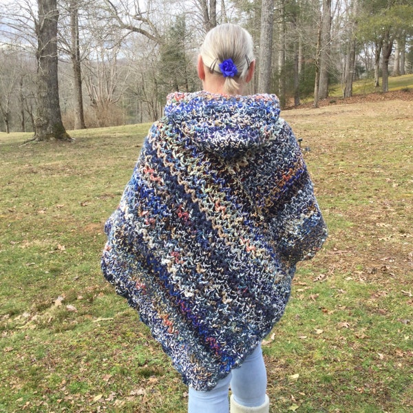 Poncho With Hood - Etsy