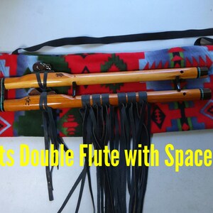 Multi Flute Bag With Shoulder Strap, Holds 3-4 Native American Style ...