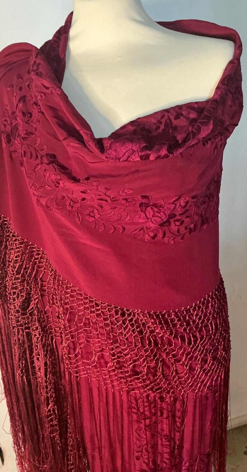 Original Vintage Spanish Mantón From Seville - Etsy