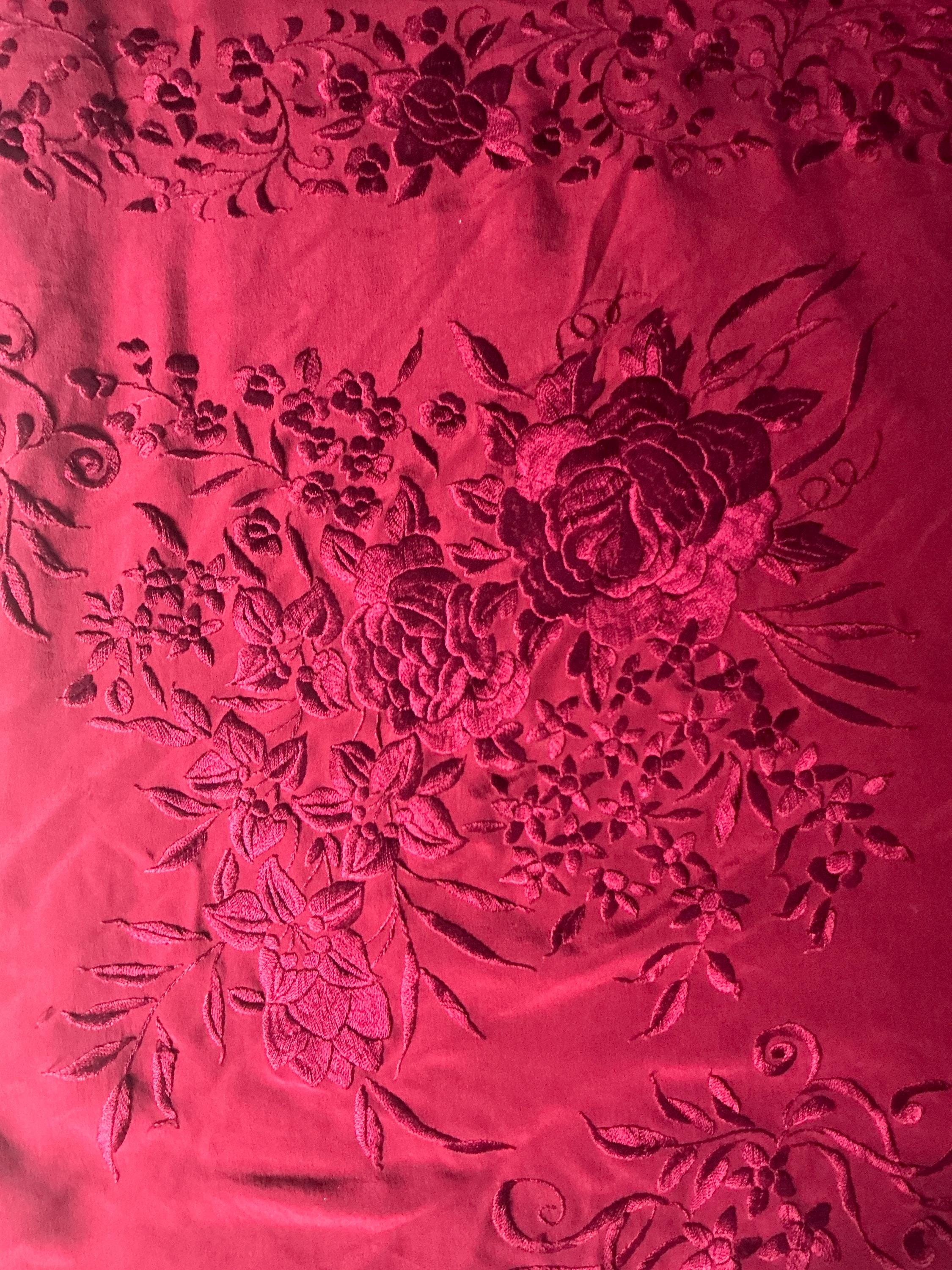 Original Vintage Spanish Mantón From Seville - Etsy