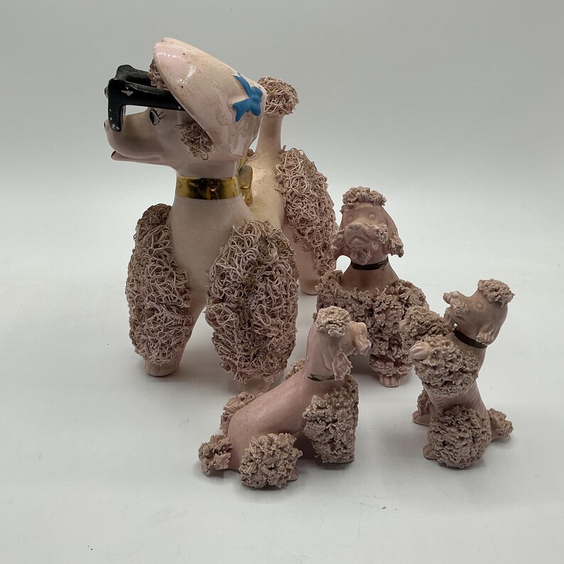 Seven Piece Vintage Collection of Spaghetti Poodles From the 1950s - Etsy