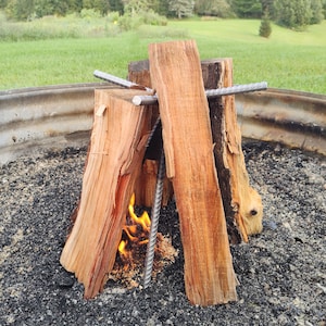Stack-n-burn Fire Pit Stand for Campfires and Bonfires - Etsy