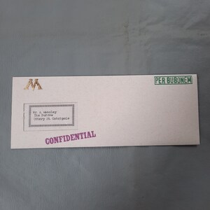 Arthur Weasley Ministry of Magic Letter With Wax Seal and Gold - Etsy