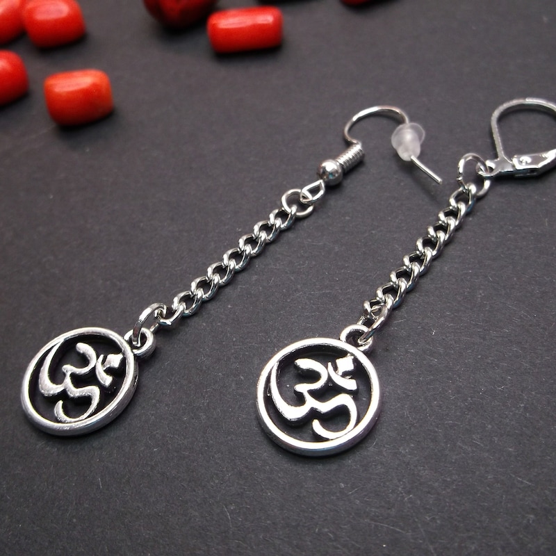 Om Earrings - Etsy