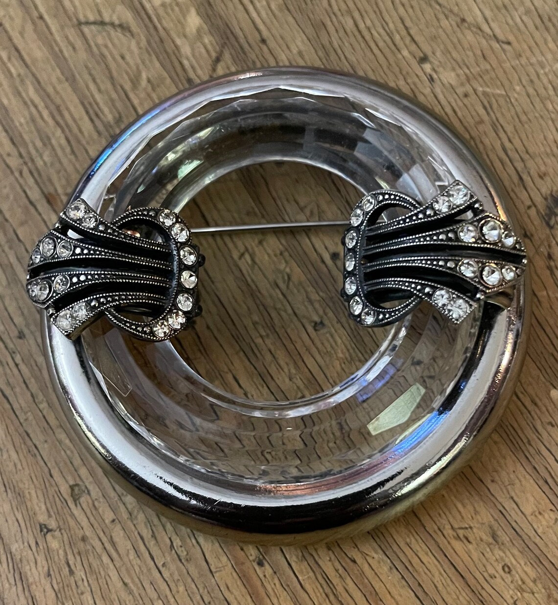 Vintage Ermani Bulatti Lucite Brooch - Etsy