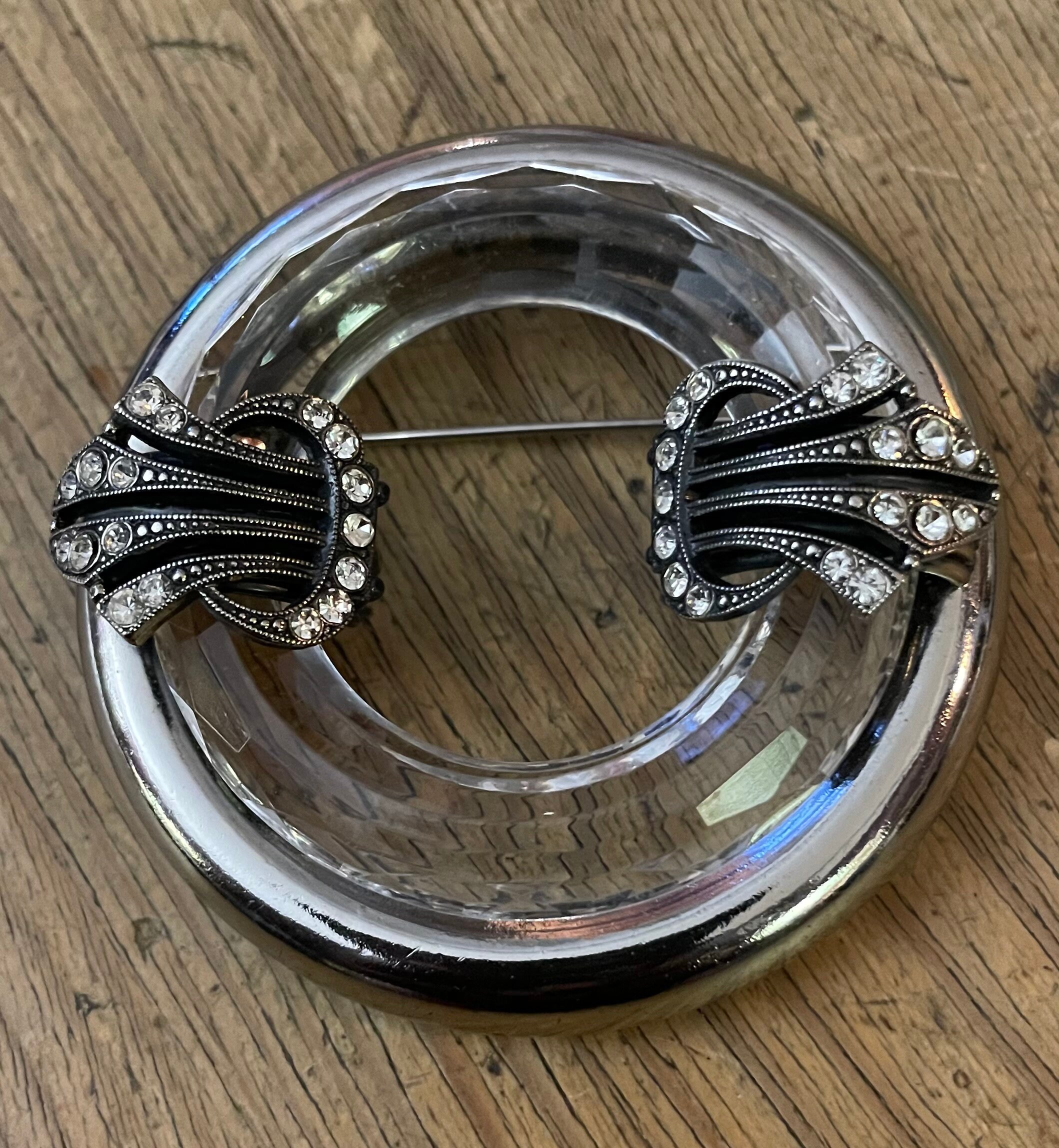 Vintage Ermani Bulatti Lucite Brooch - Etsy
