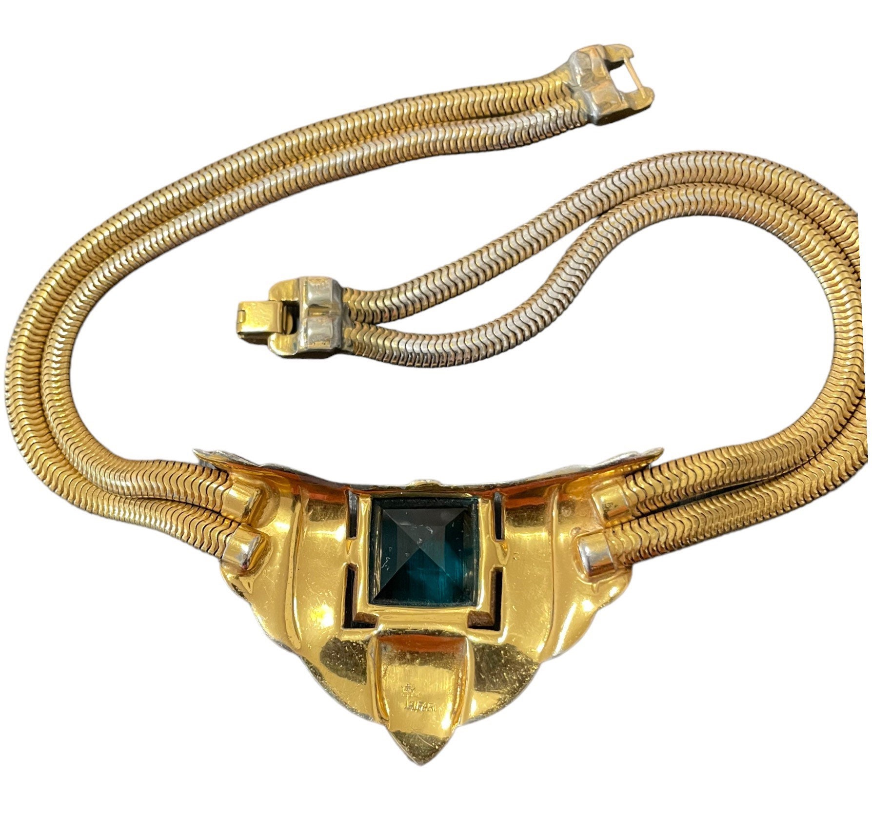 Vintage Trifari Alfred Philippe Gold Tone Swing Style Necklace - Etsy