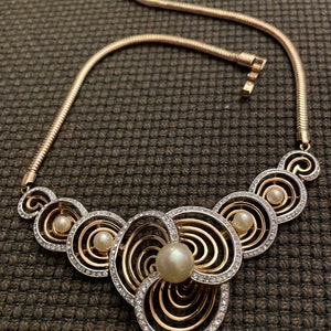 Vintage Crown Trifari Alfred Philippe Trefoil Necklace and Earrings - Etsy