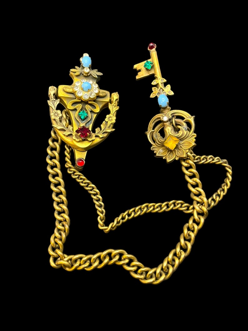 Rare Vintage Coro Door Knocker and Key Chatelaine - Etsy