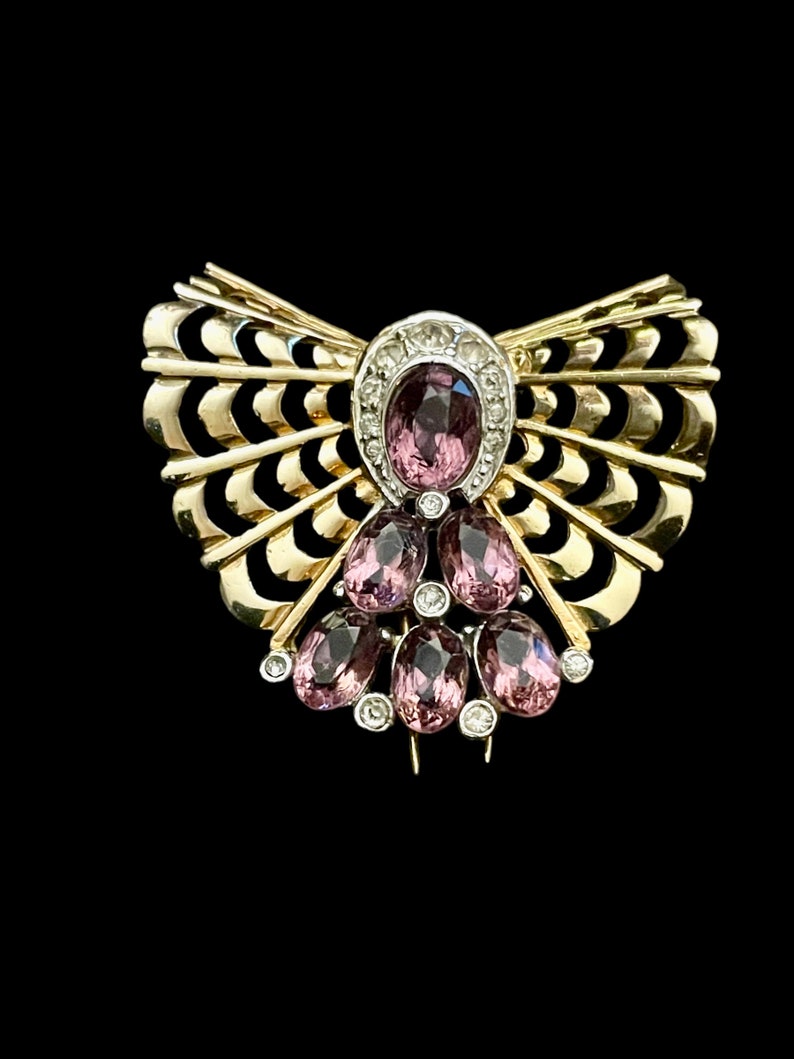 Rare Vintage Marcel Boucher Fan Fur Clip Dress Pin Brooch - Etsy