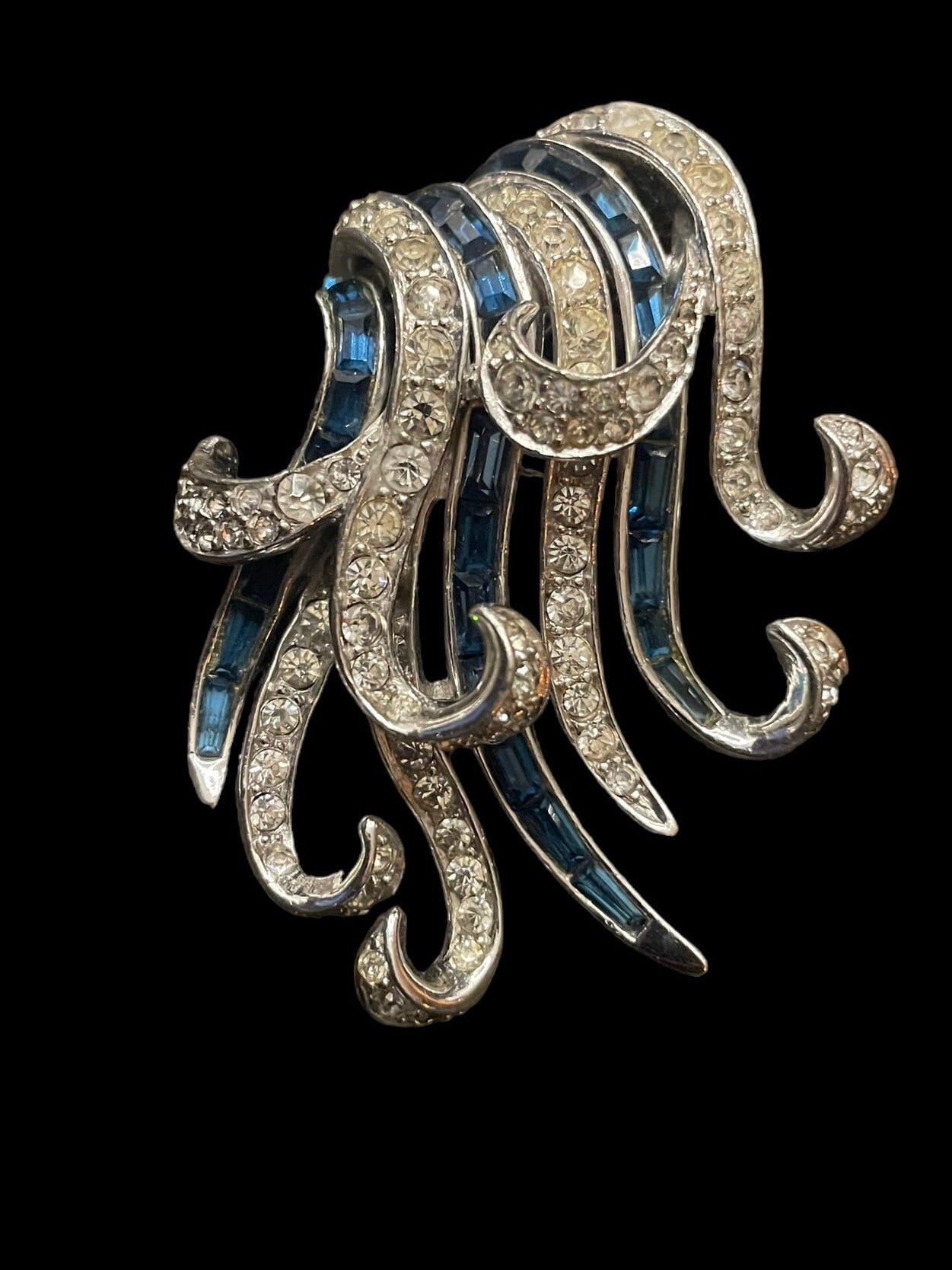 Marcel Boucher Swirl Wave Brooch Pin - Etsy