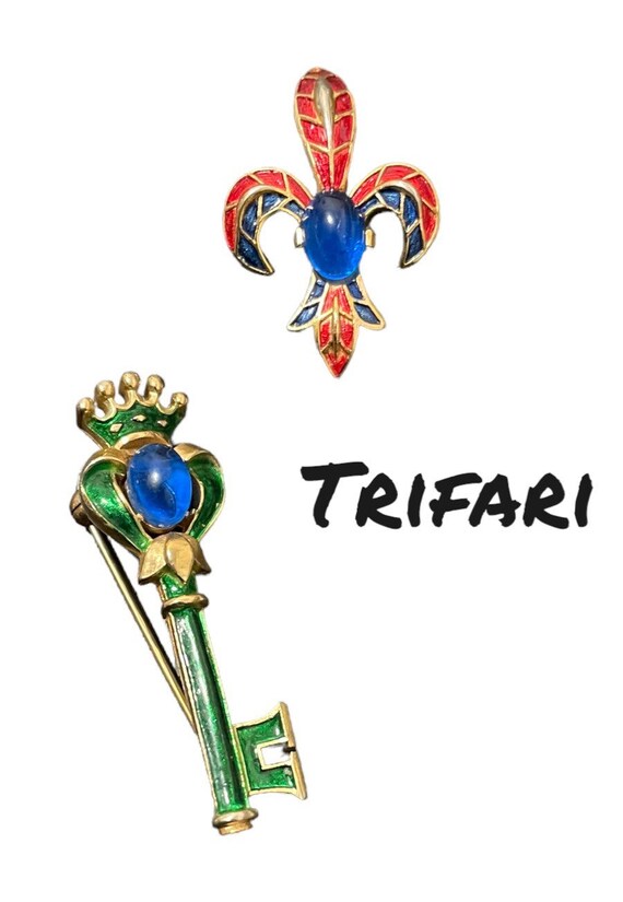 Rare Vintage Trifari Jelly Belly Reflection Jewels of… - Gem